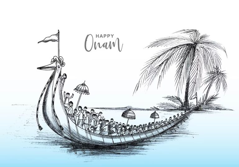 Unveiling the Art of Onam Flower Carpet Drawing