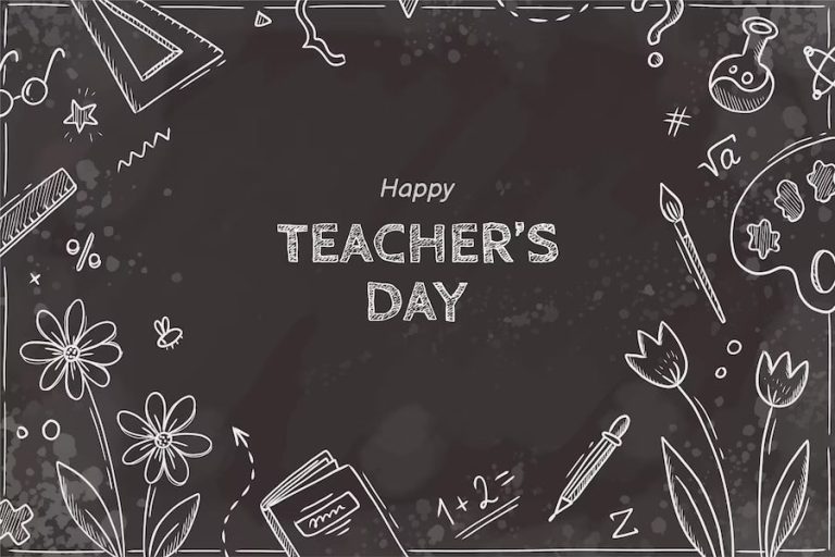 How to write happy teachers day calligraphy style