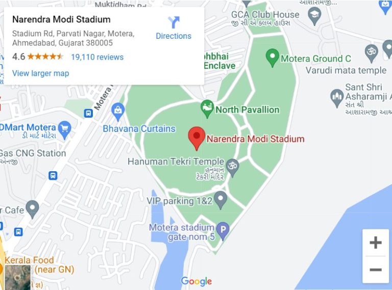 Narendra Modi Stadium Layout, Map, Seating Chart, PDF Layout