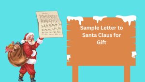 Sample Letter to Santa Claus for Gift