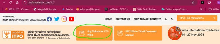 How to Book IITF Tickets Online